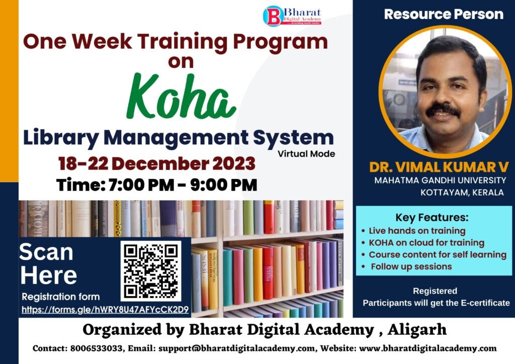Training/Workshop – Bharat Digital Academy